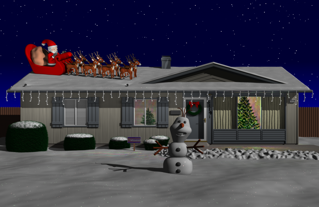 Do you want to build a snowman? My 2014 Christmas Card | CY's Art and ...